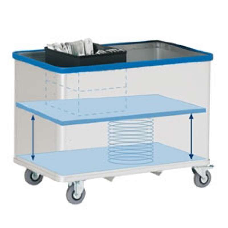 Chariot à Linge Avec Ressort Reglage Hauteur | Equipements hoteliers